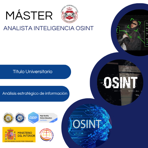 Máster Universitario en OSINT (Inteligencia de Fuentes Abiertas ...